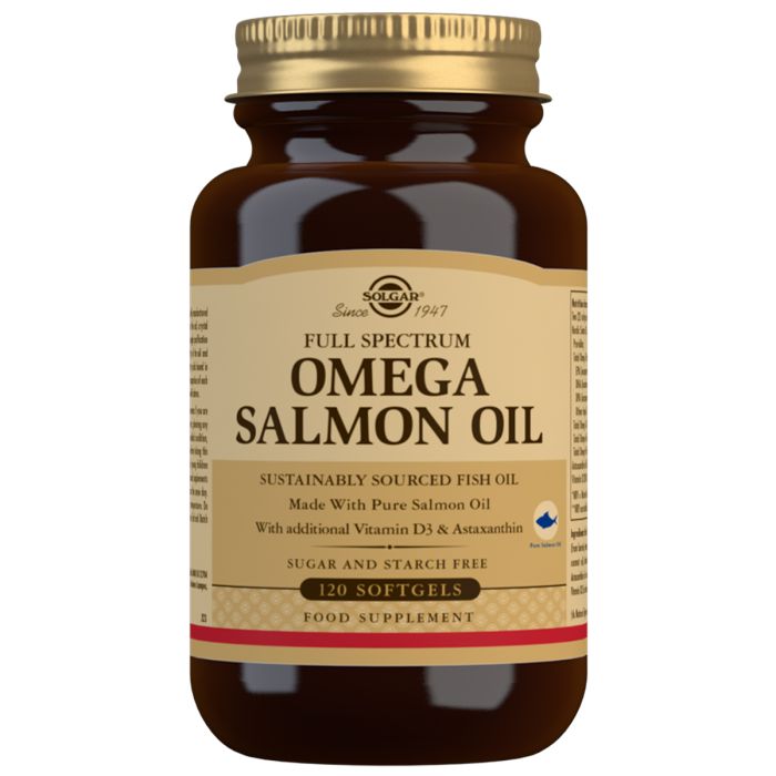 Cápsulas blandas Full Spectrum Omega Salmon Oil®| Solgar.es